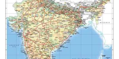 Road Map Of India Ezilon Maps India Map Indian Road